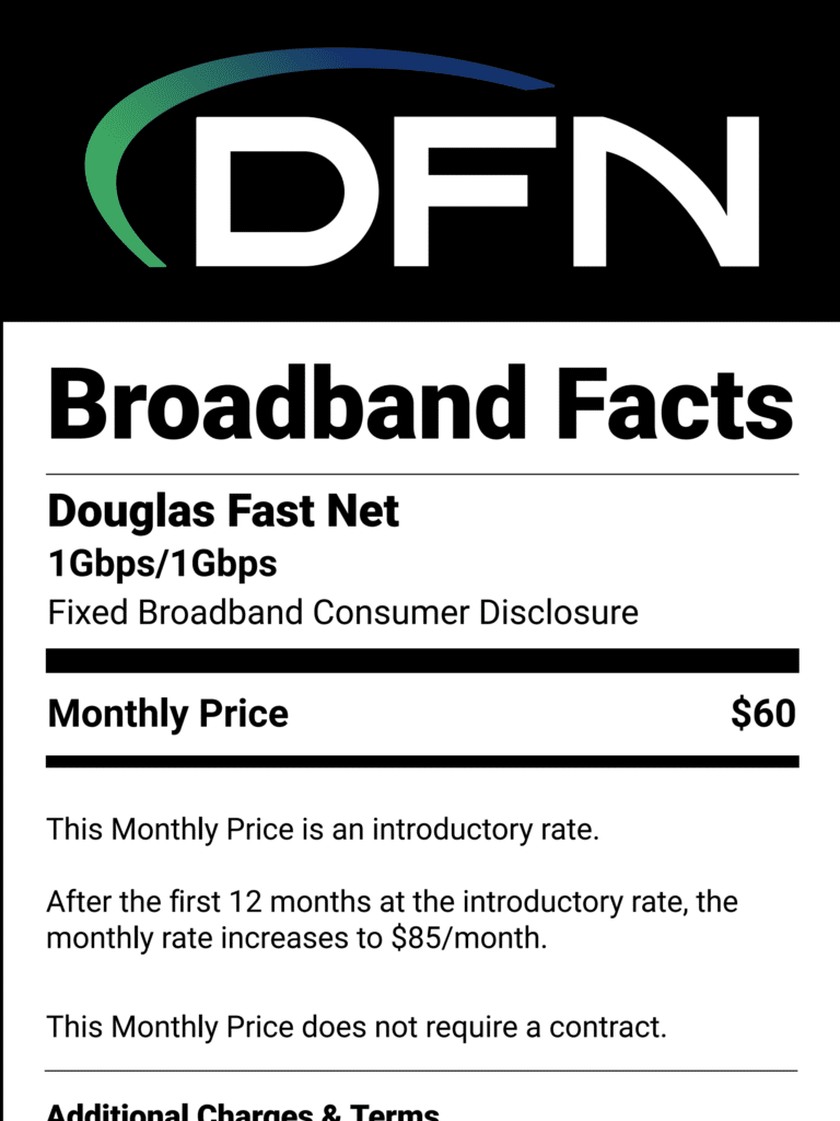 Understanding the Broadband Facts Nutrition Label - DFN
